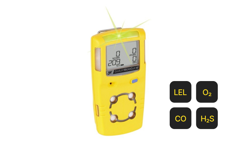 Jual Produk BW Microclip XL 4 Gas Standar Detector LEL, O2, H2S, CO ...
